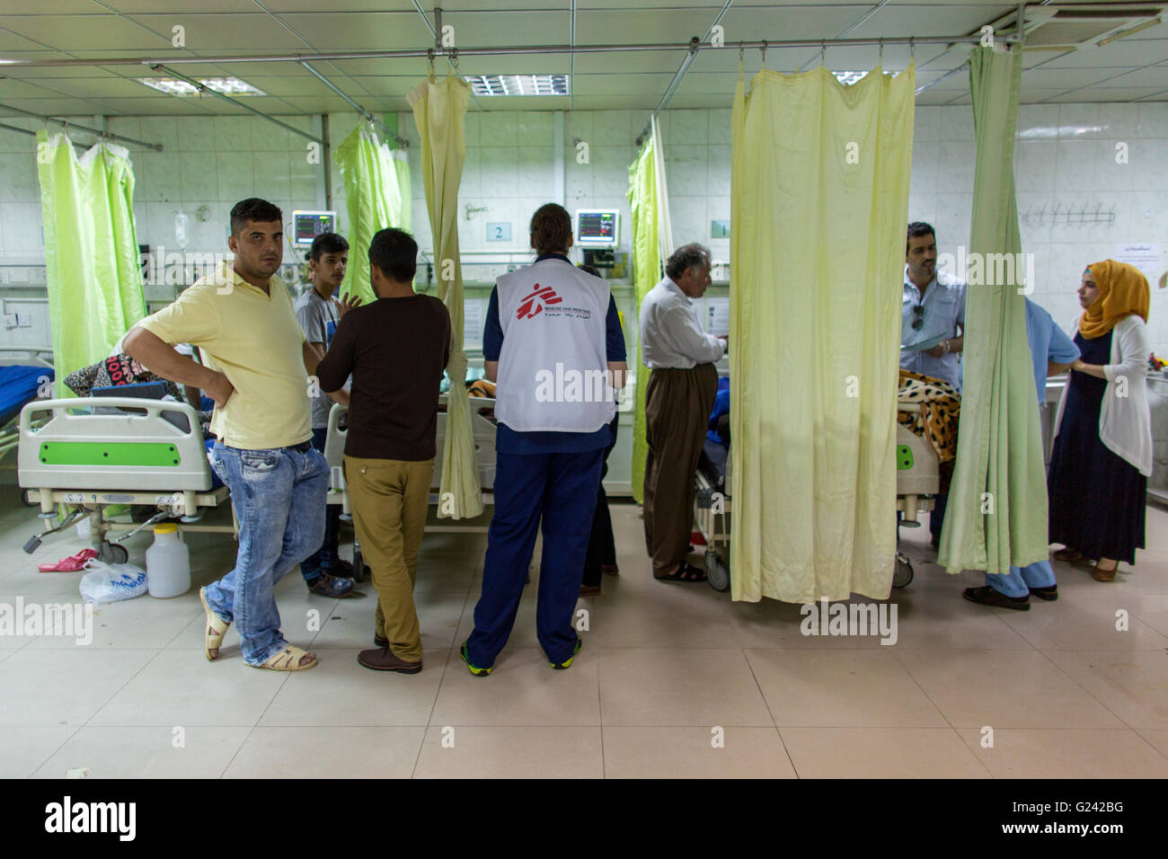 Emergency room at Sulaimaniya hospital, Iraq Stock Photo - Alamy