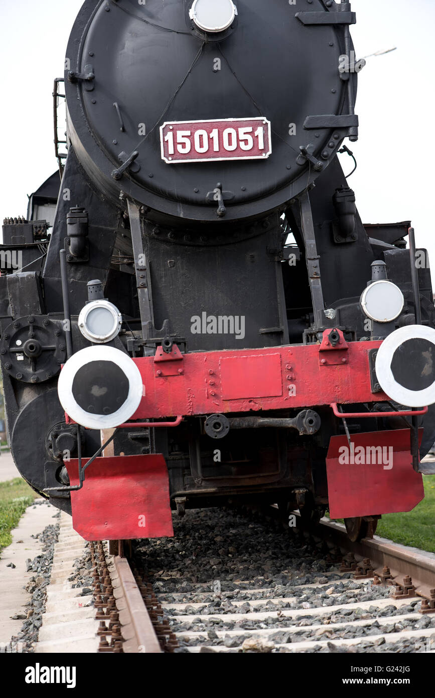 Front View Old Steam Locomotive High Resolution Stock Photography and ...
