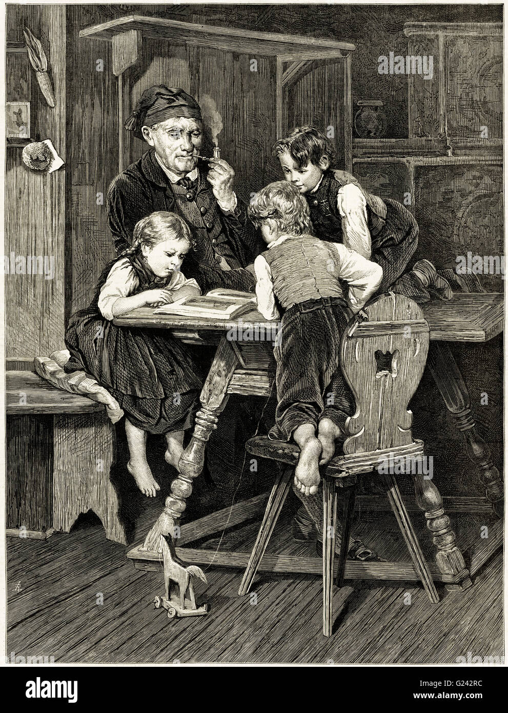 Victorian children hi-res stock photography and images - Alamy