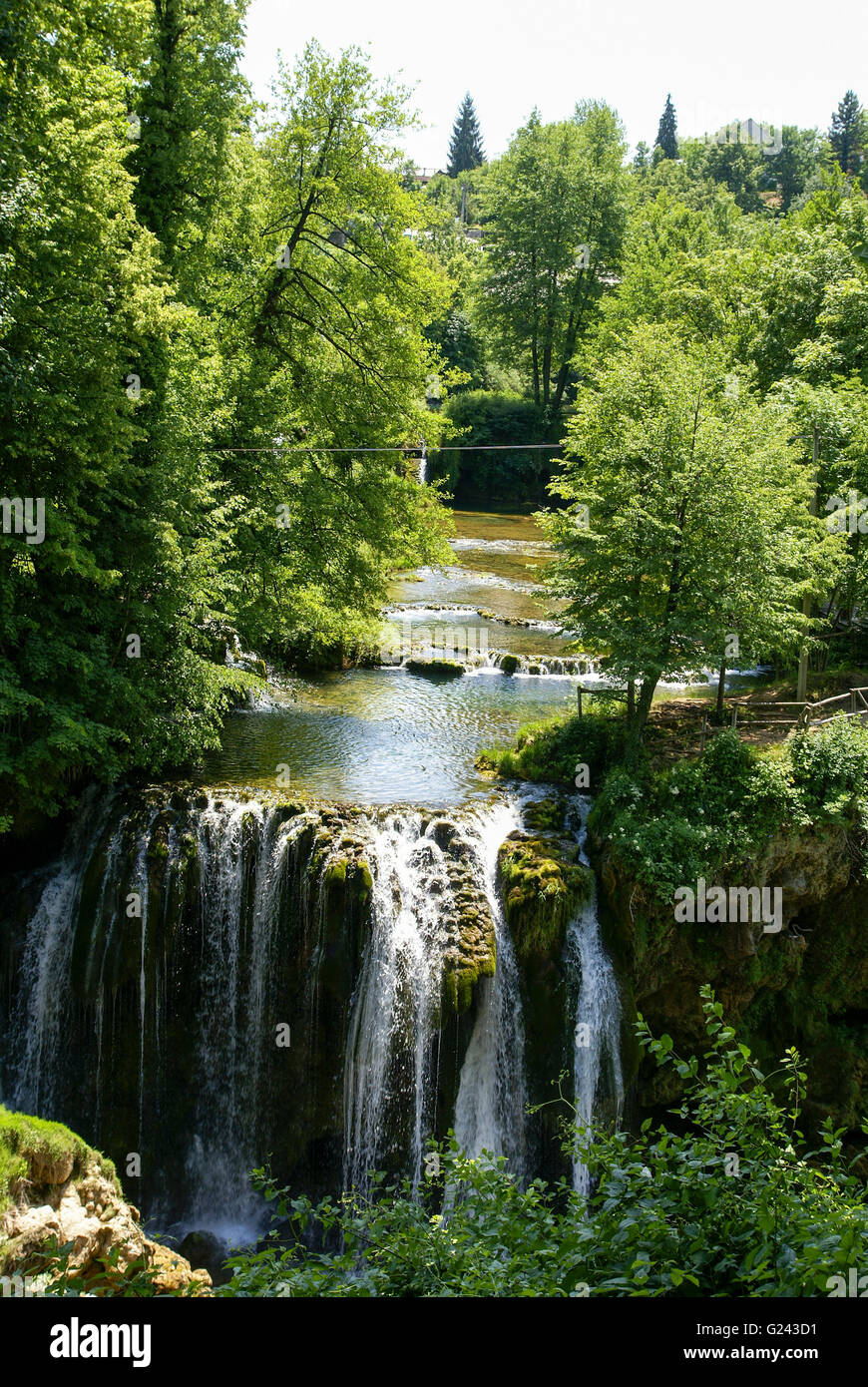 Slunj, Croatia a small town in the mountainous part of Central Croatia ...