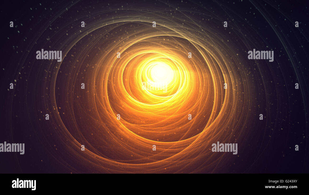 Dark Sci-Fi Vortex Stock Photo - Alamy