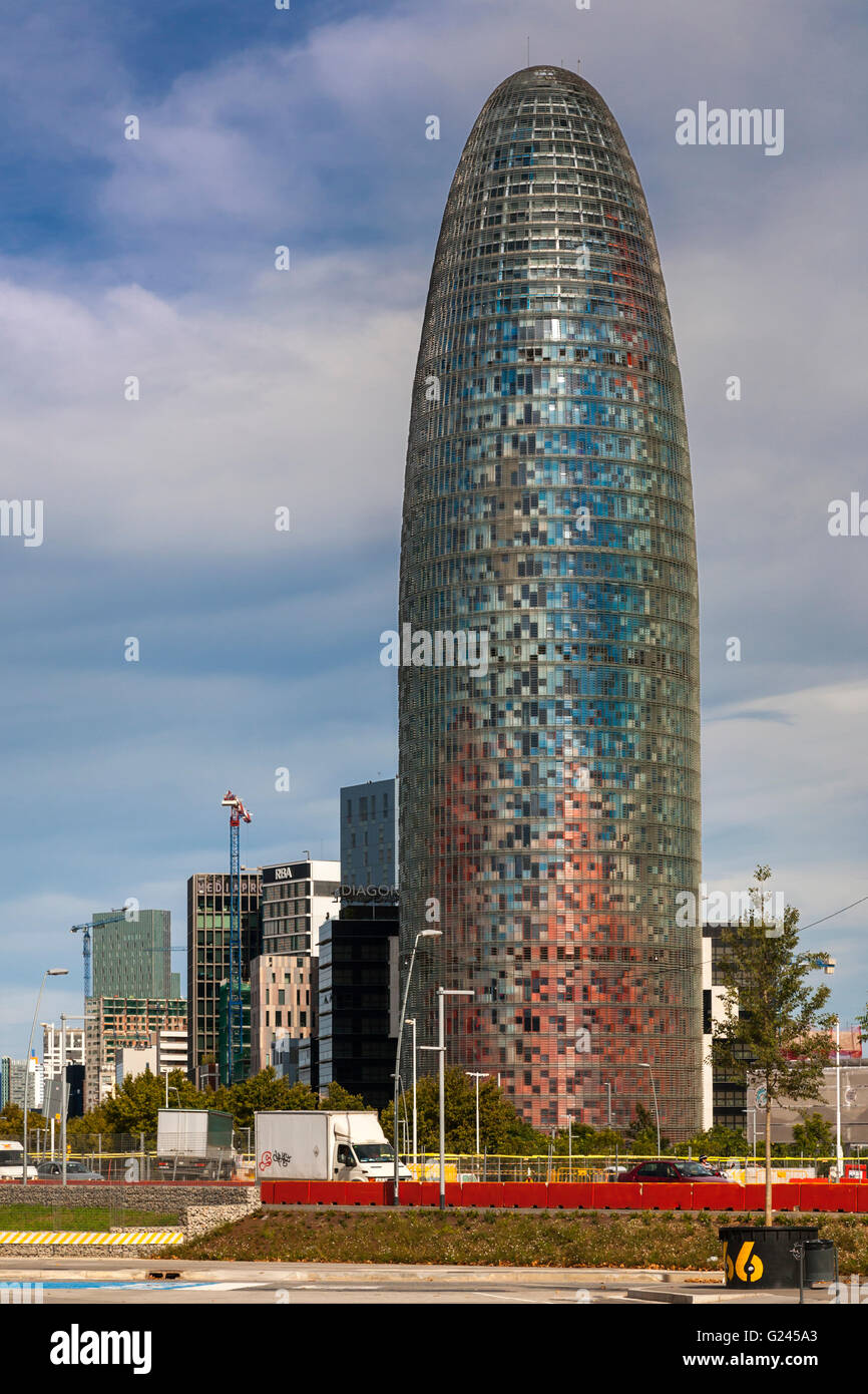 Torre agbar hi-res stock photography and images - Alamy
