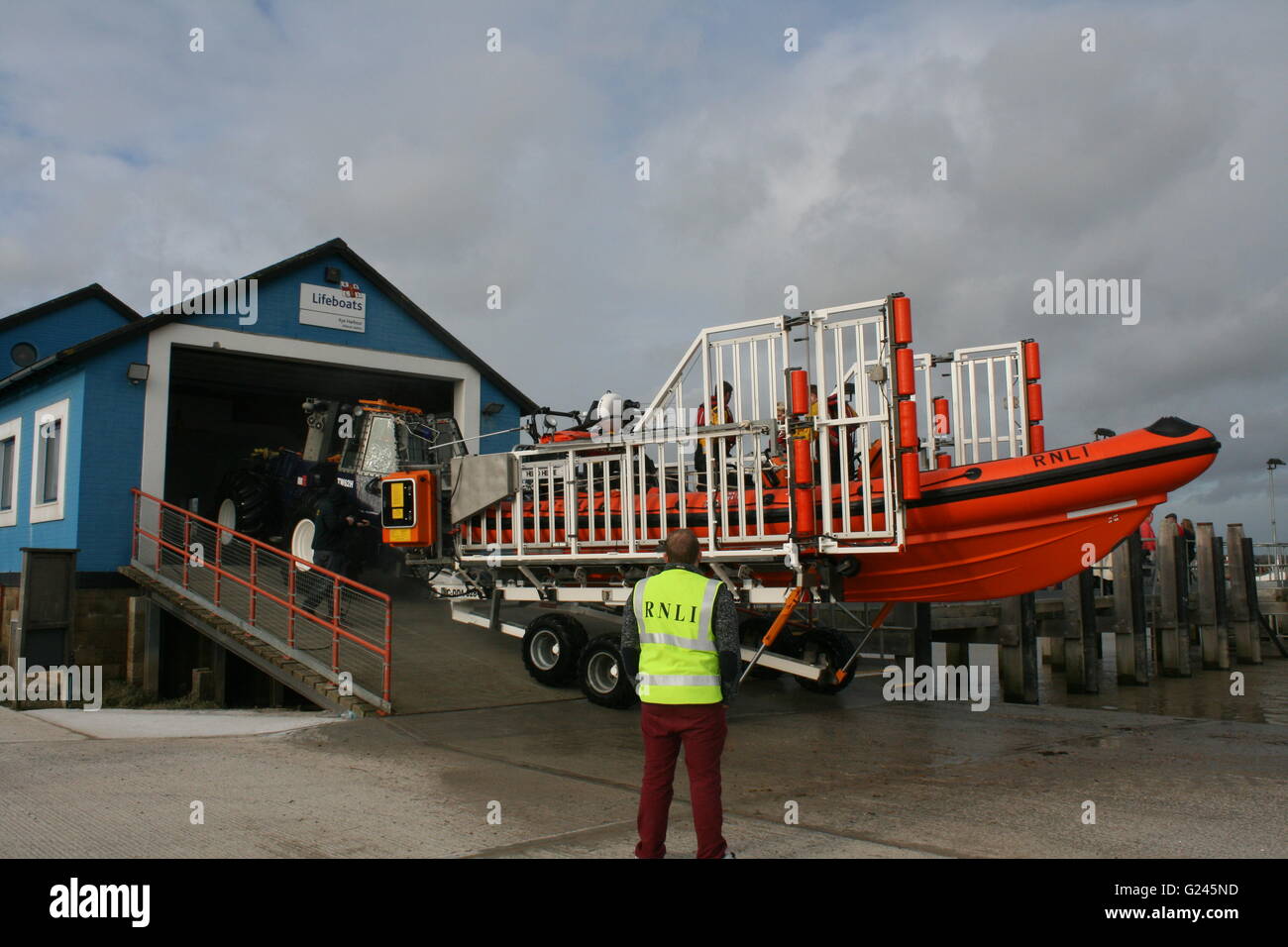 Rother class lifeboat hi-res stock photography and images - Alamy