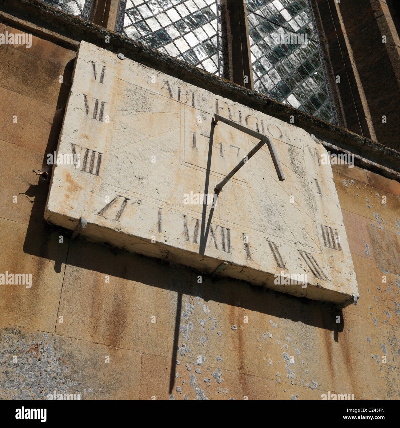 Sundial at church of St Andrew, Walpole, Norfolk Stock Photo - Alamy