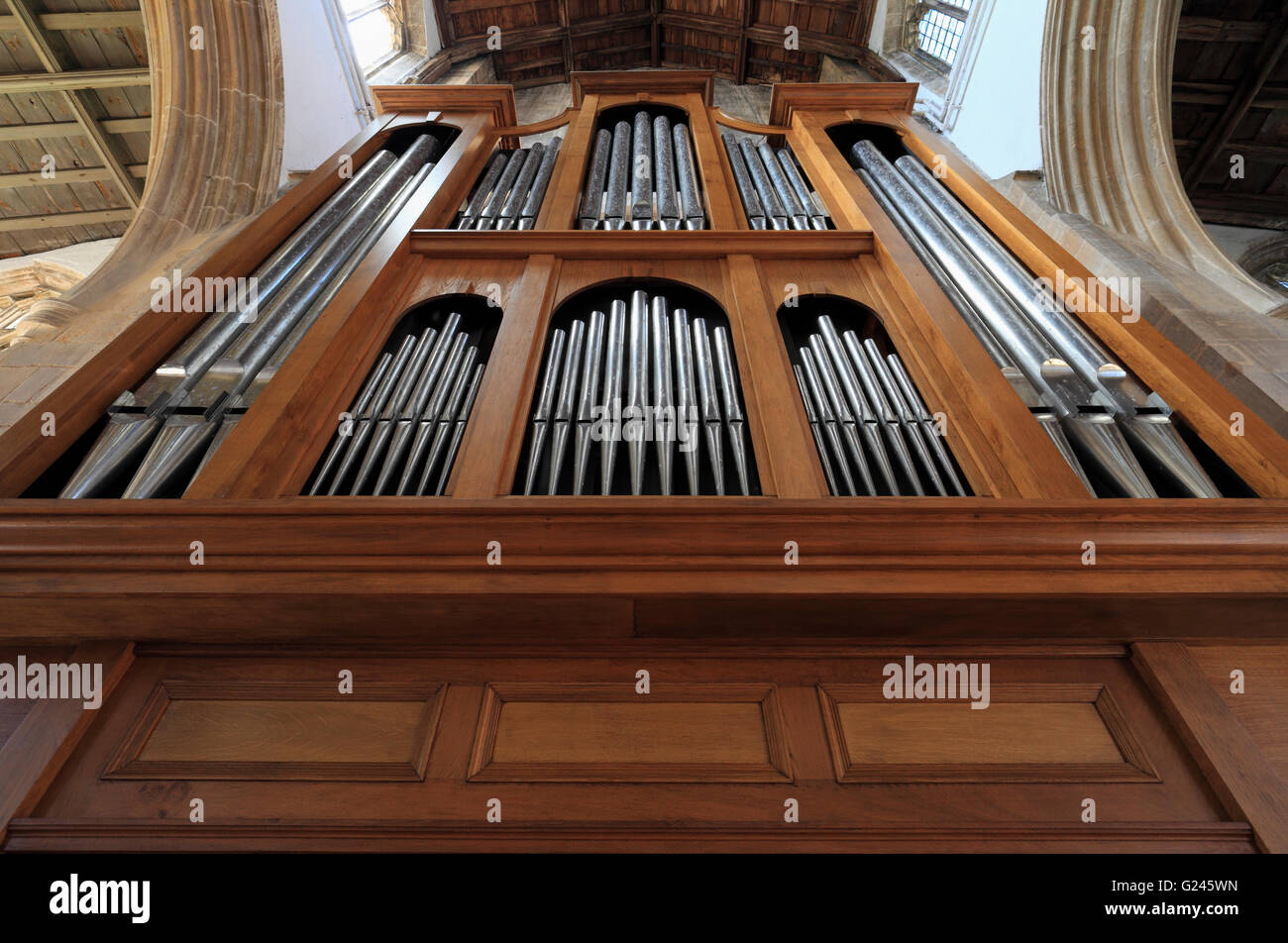 Church organ Walpole St Peter, Norfolk, England, UK Stock Photo - Alamy