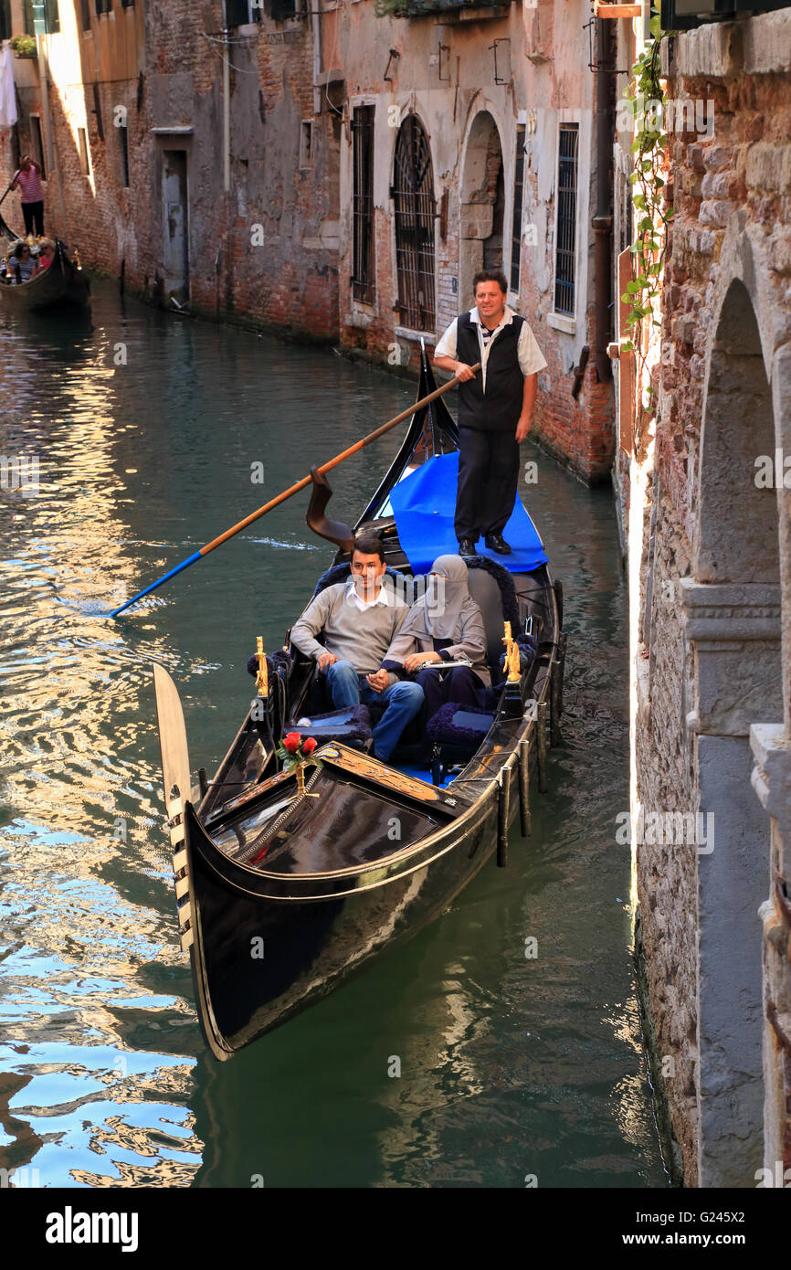 Gondola ride, Venice, Italy Stock Photo - Alamy