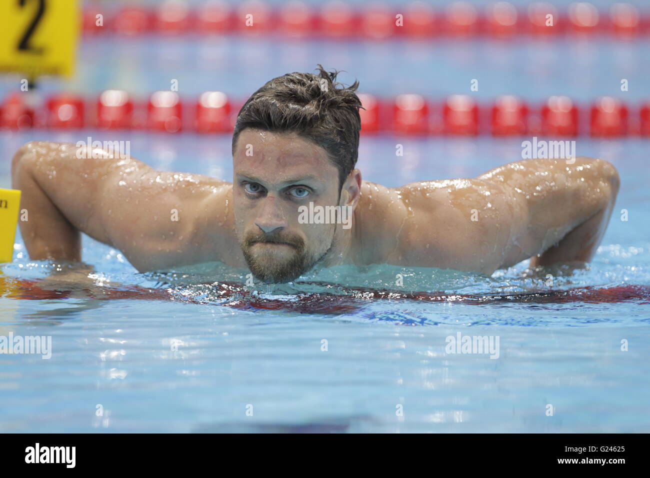London, England: May 19, 2016 Luca Dotto Italia swimmer in the semi ...