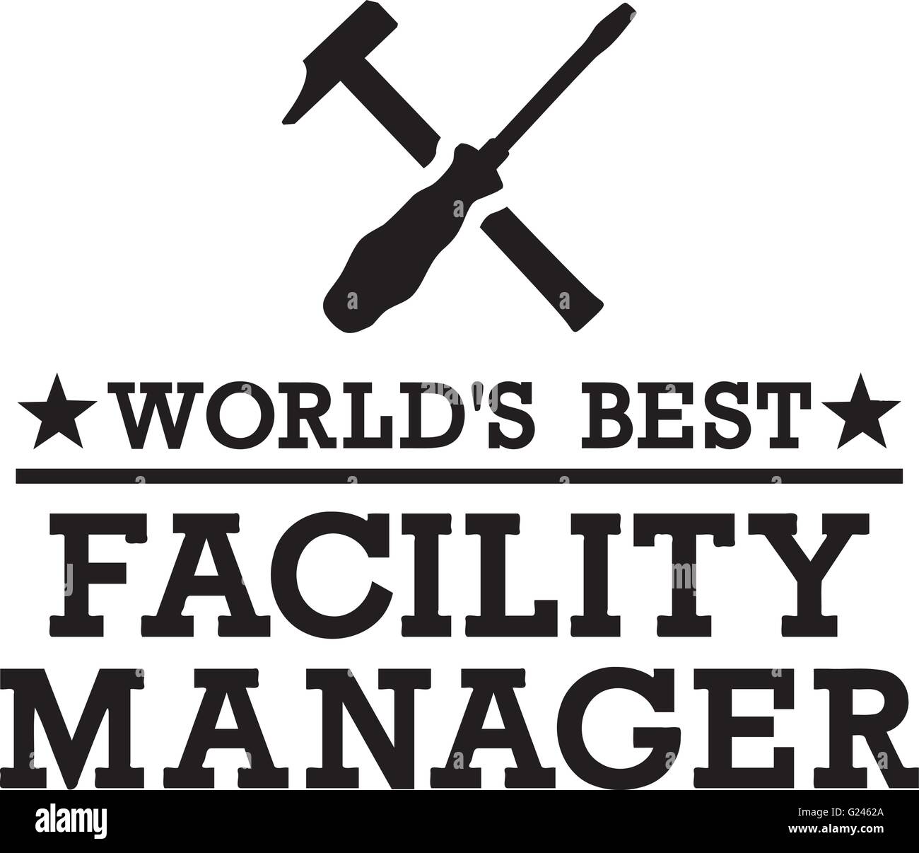 World's Best Facility Manager Stock Vector Image & Art - Alamy