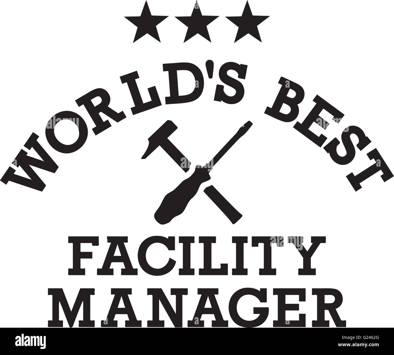 World's Best Facility Manager Stock Vector Image & Art - Alamy