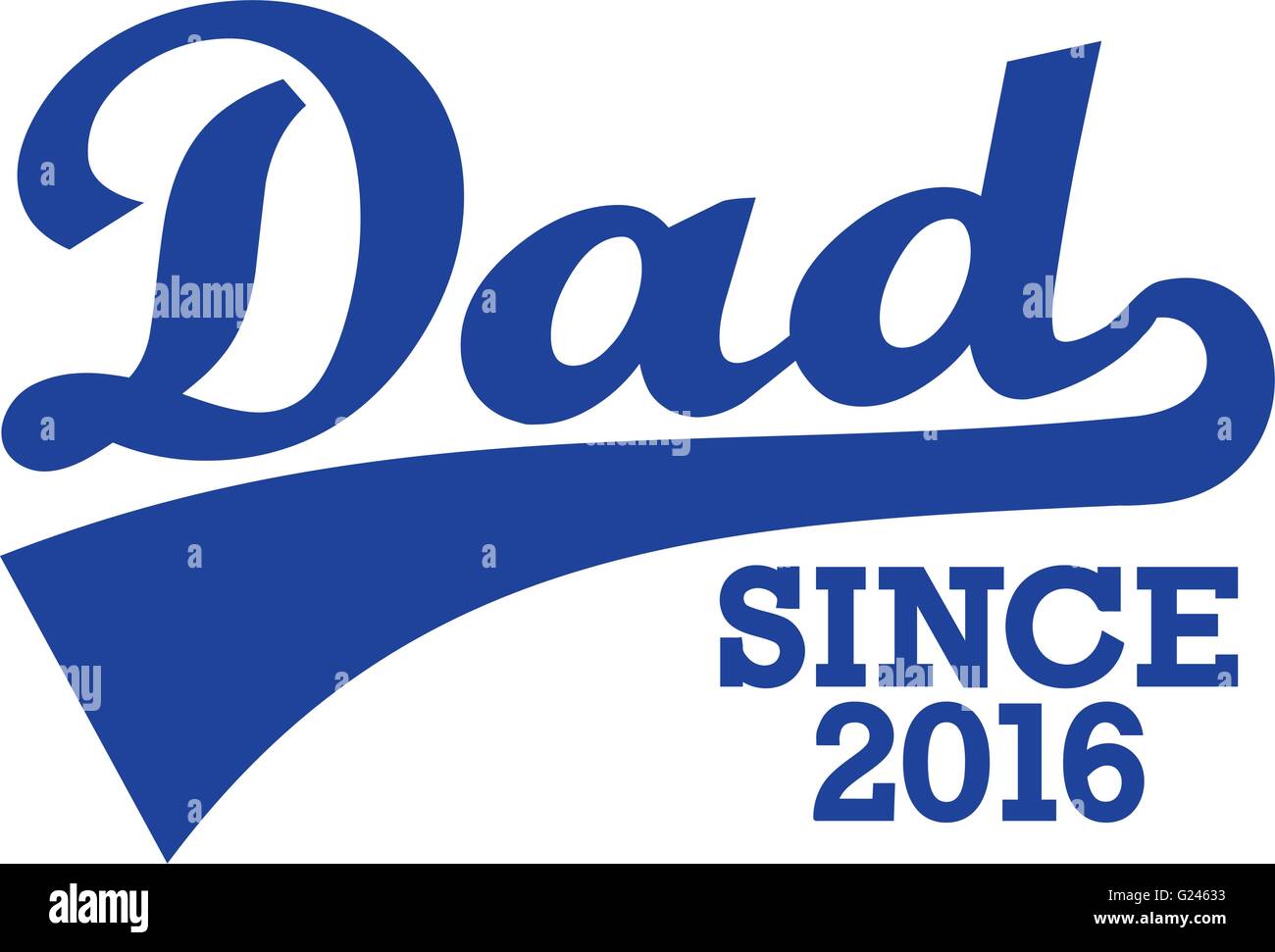 Dad since 2016 Stock Vector Image & Art - Alamy
