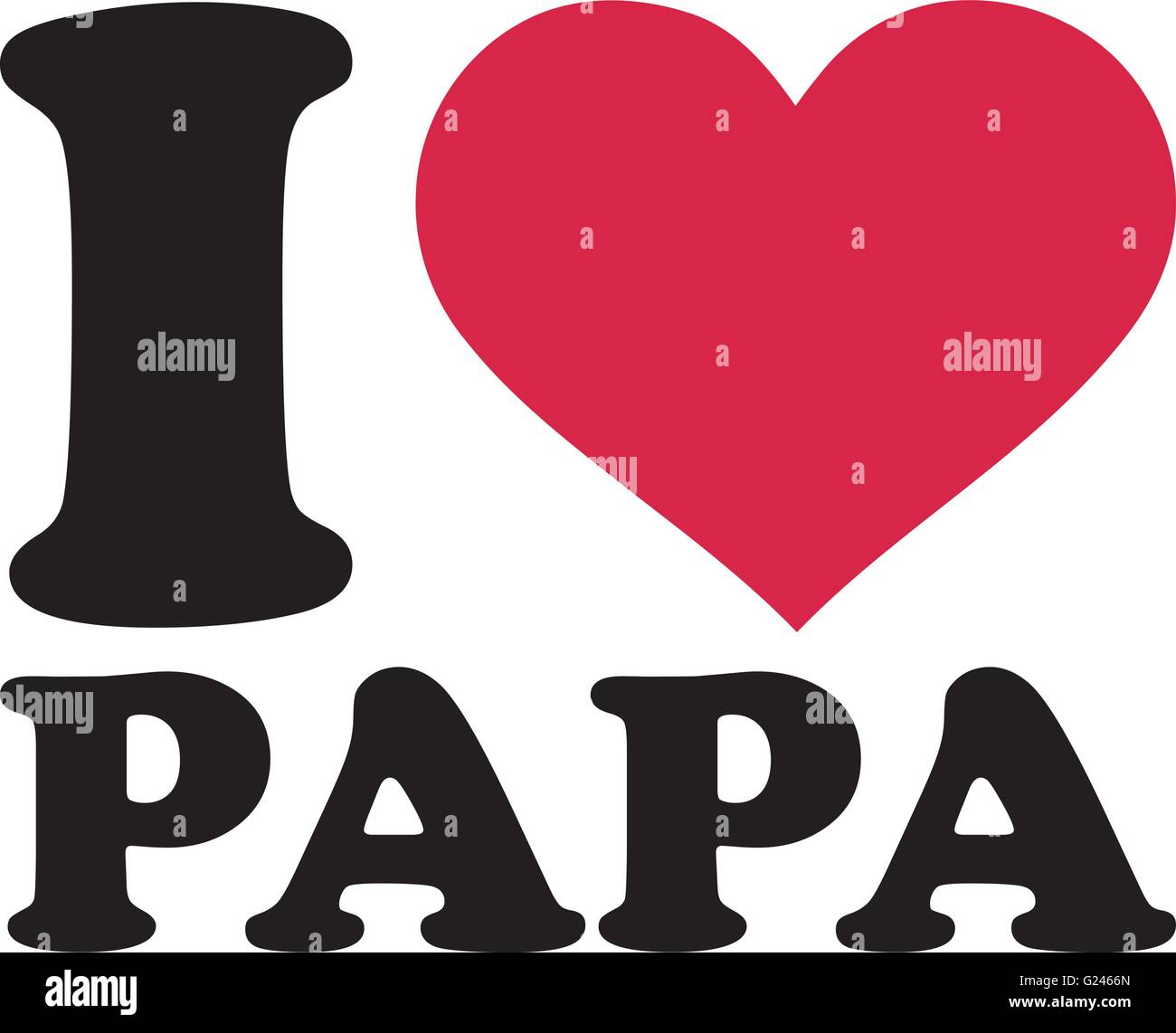 I love my dad german Stock Vector Image & Art - Alamy