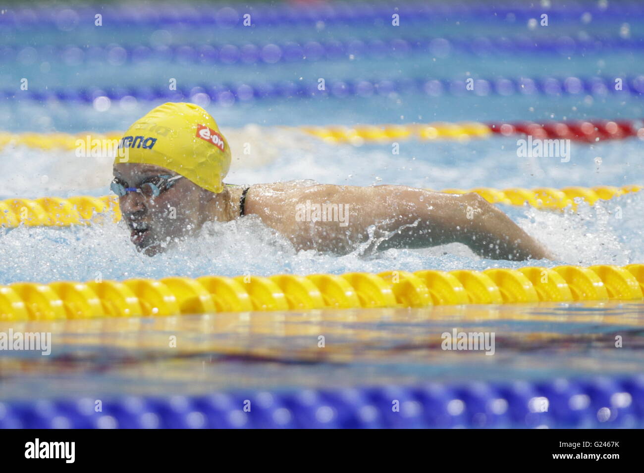 London, England: May 19, 2016 Sarah Sjostrom swimmer Suedoise during ...