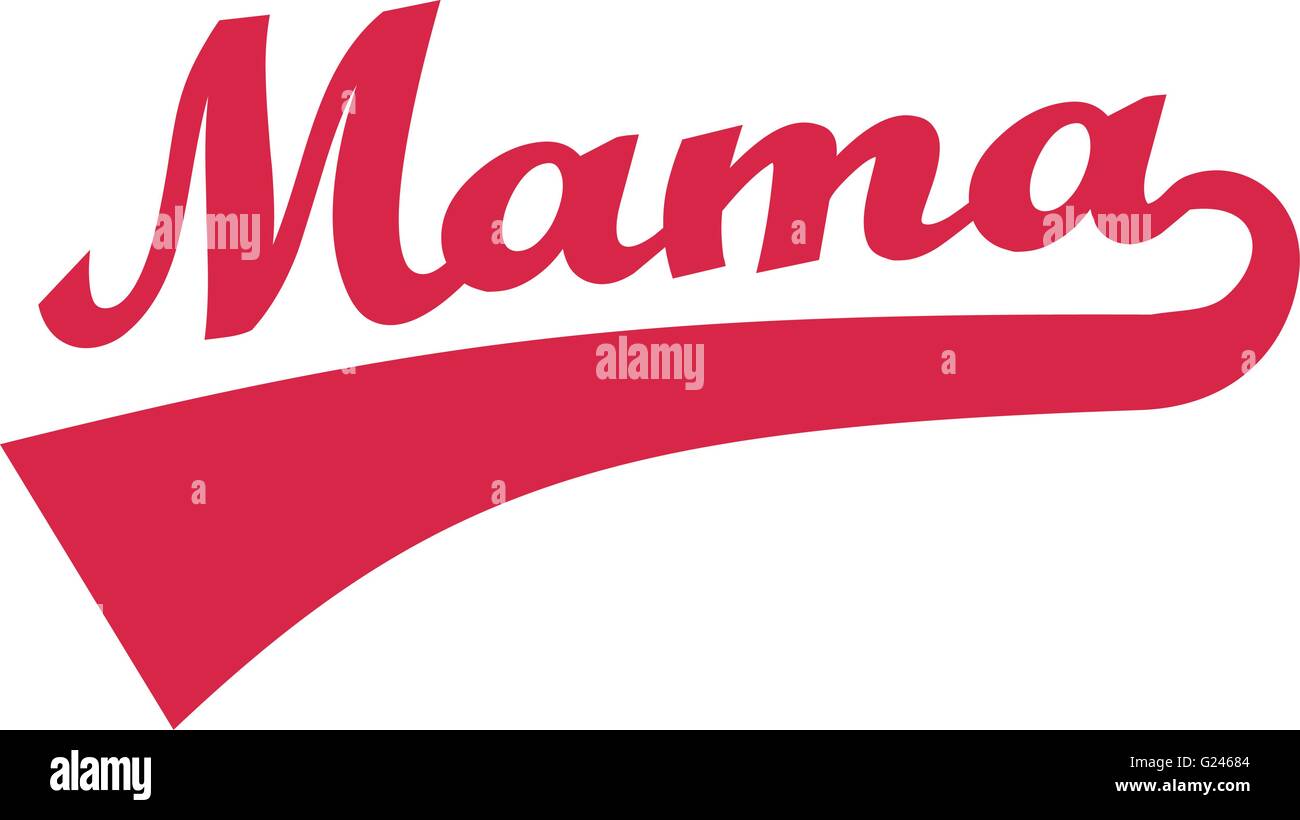 Mom german retro font Stock Vector Image & Art - Alamy