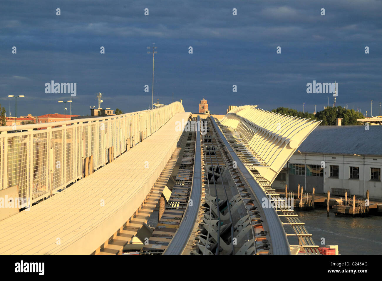 Bridge of the Venice People Mover Stock Photo - Alamy