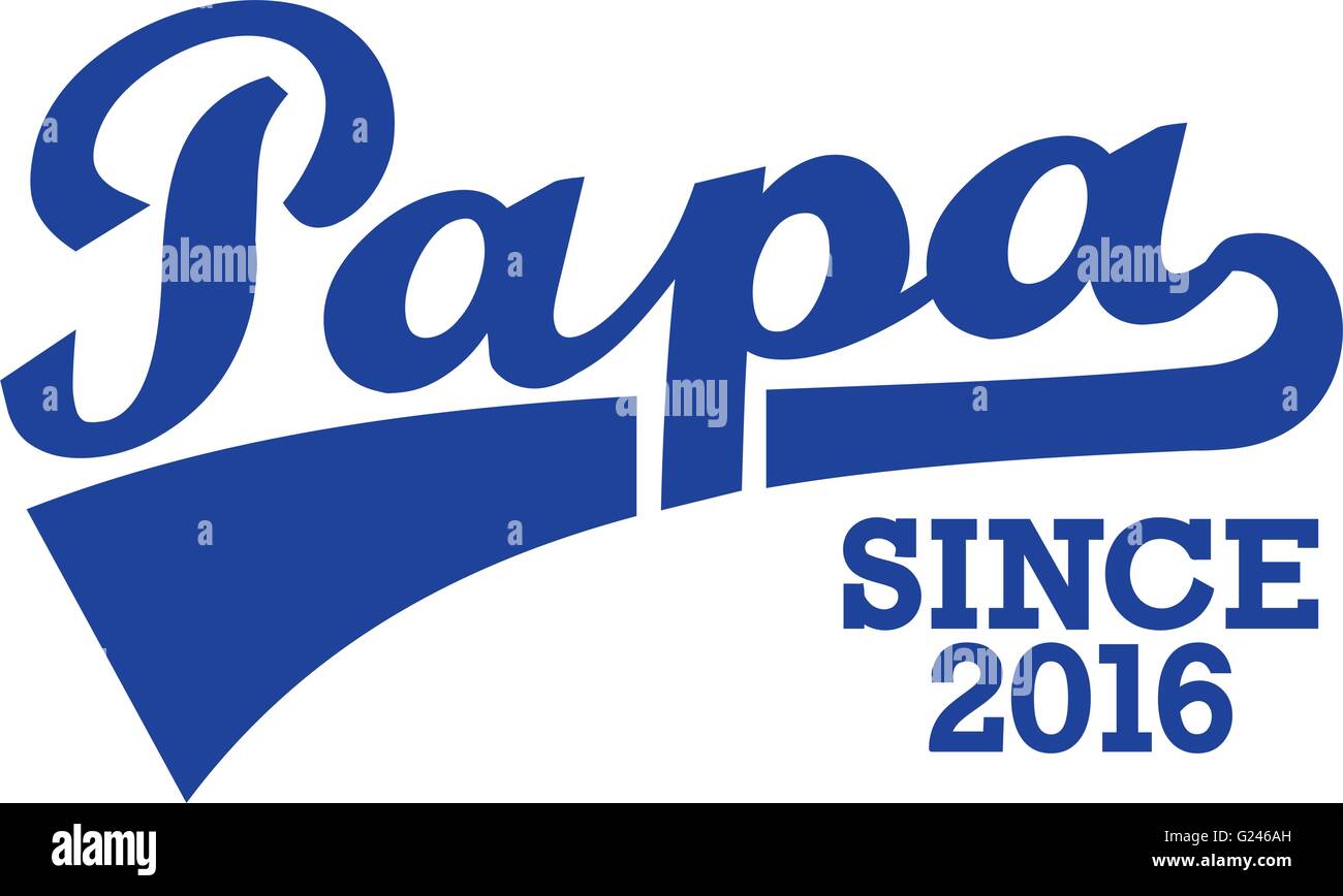 Dad since 2016 german Stock Vector Image & Art - Alamy