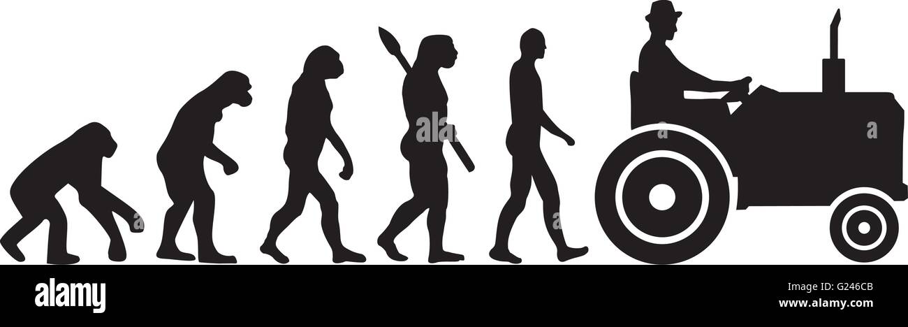 History tractor Stock Vector Images - Alamy