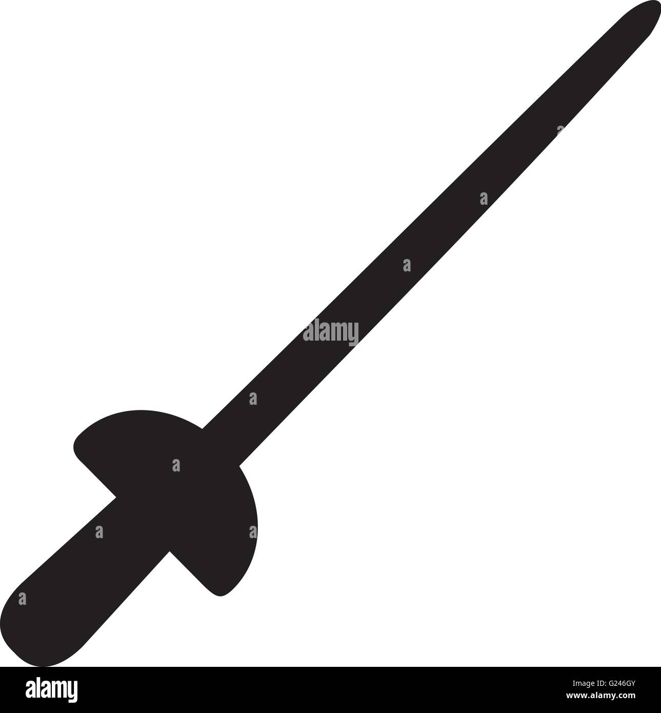 Foil weapon Stock Vector Images - Alamy