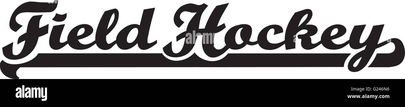 Field hockey word hi-res stock photography and images - Alamy