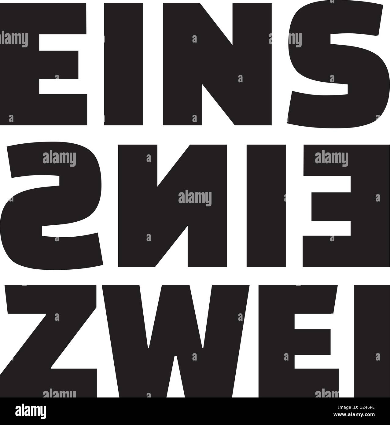 German emergency number Stock Vector Images - Alamy