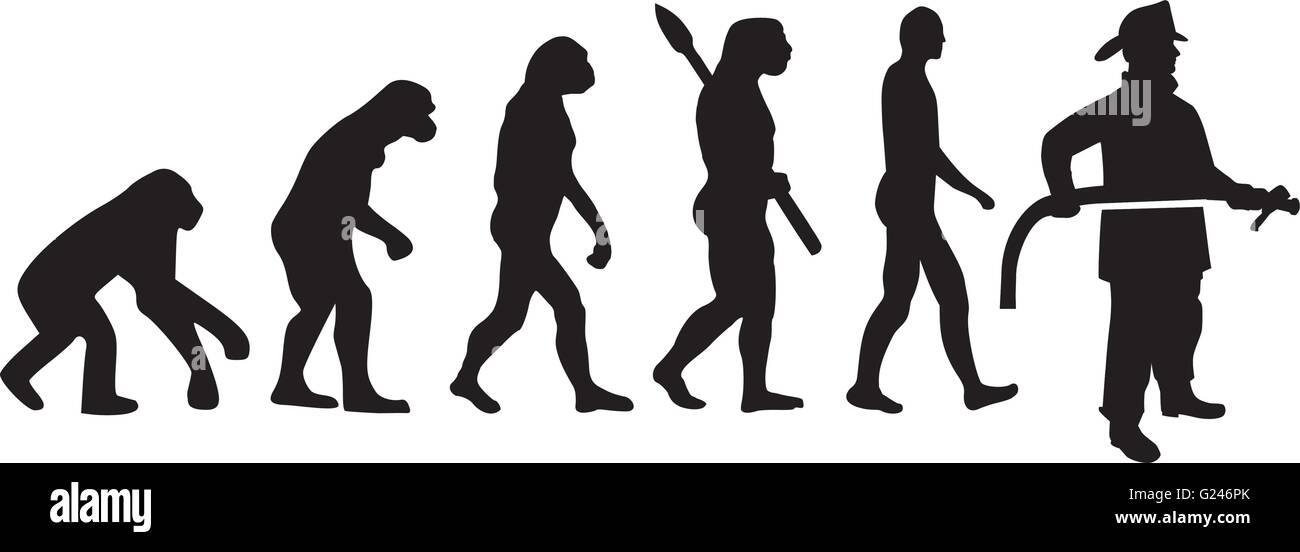 Firefighter evolution Stock Vector Images - Alamy