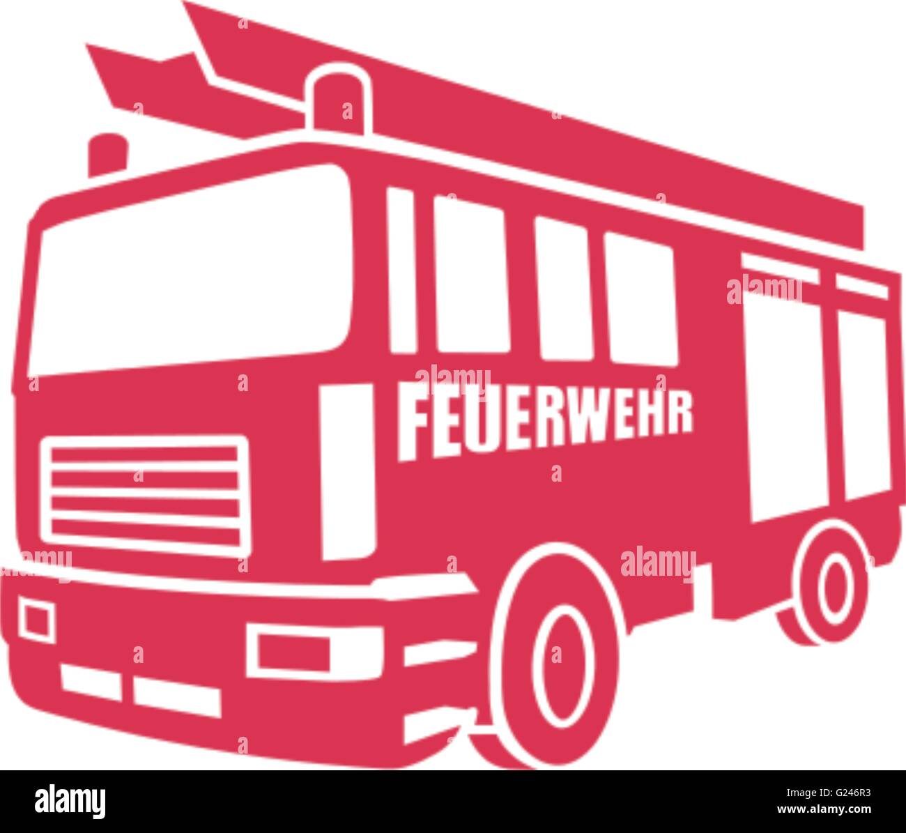 Firefighter Car with Firefighter Word Stock Vector Image & Art - Alamy