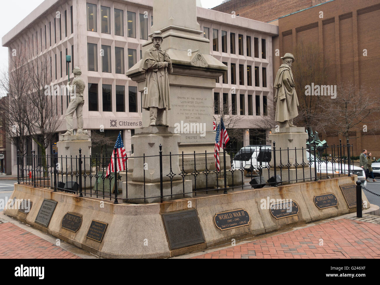 Soldiers and sailors monument Lancaster PA Stock Photo - Alamy