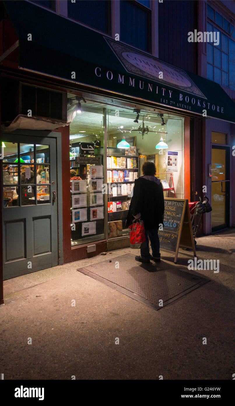 community bookstore park slope Brooklyn NYC Stock Photo - Alamy