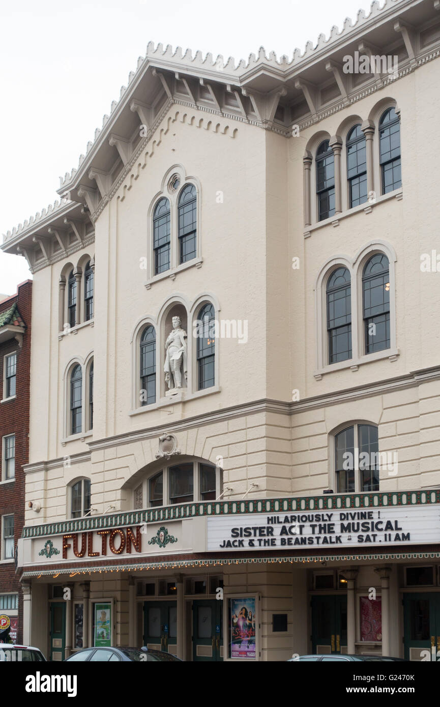 Fulton Theatre Lancaster PA Stock Photo - Alamy