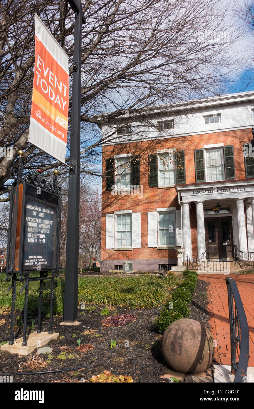 Lancaster Museum of Art PA Stock Photo - Alamy