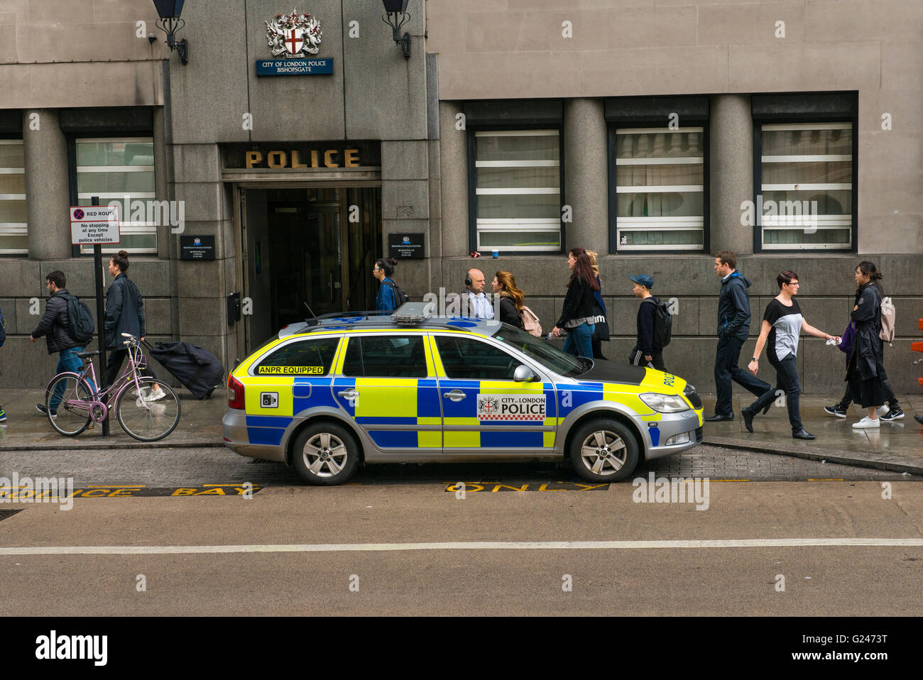 City london bishopsgate police station hi-res stock photography and ...