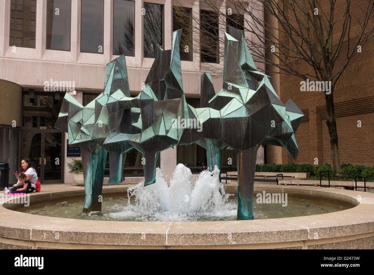 Penn Square Lancaster PA Stock Photo - Alamy