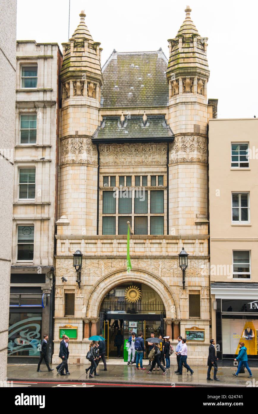 England London East End Bishopsgate Institute renown for library ...