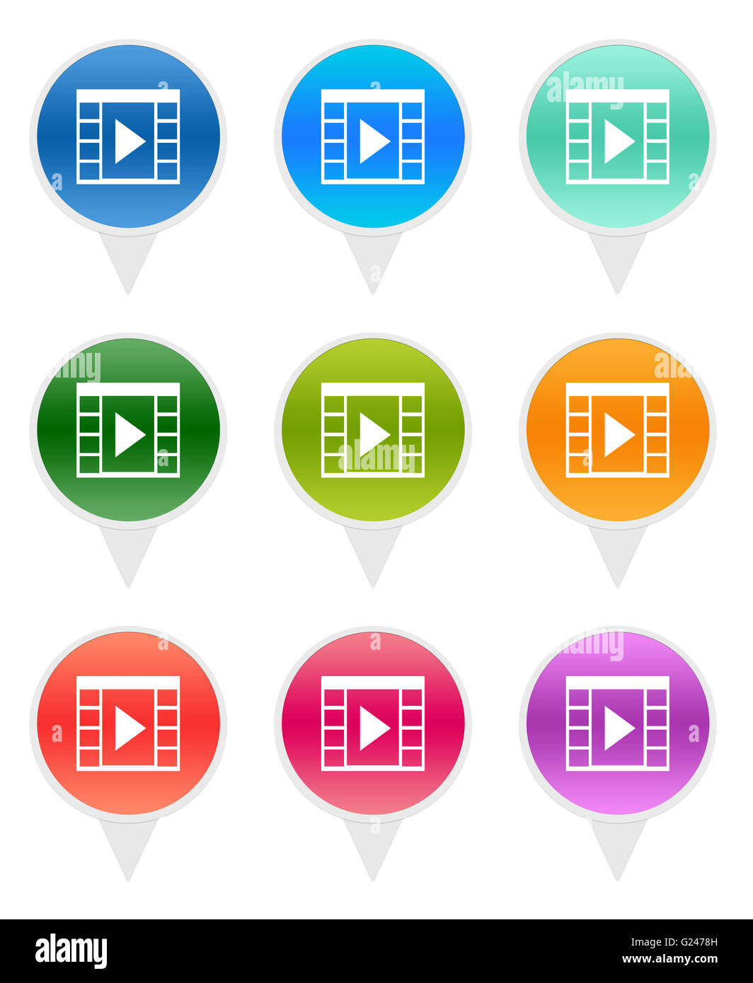 Gallery of the maps Cut Out Stock Images & Pictures - Alamy