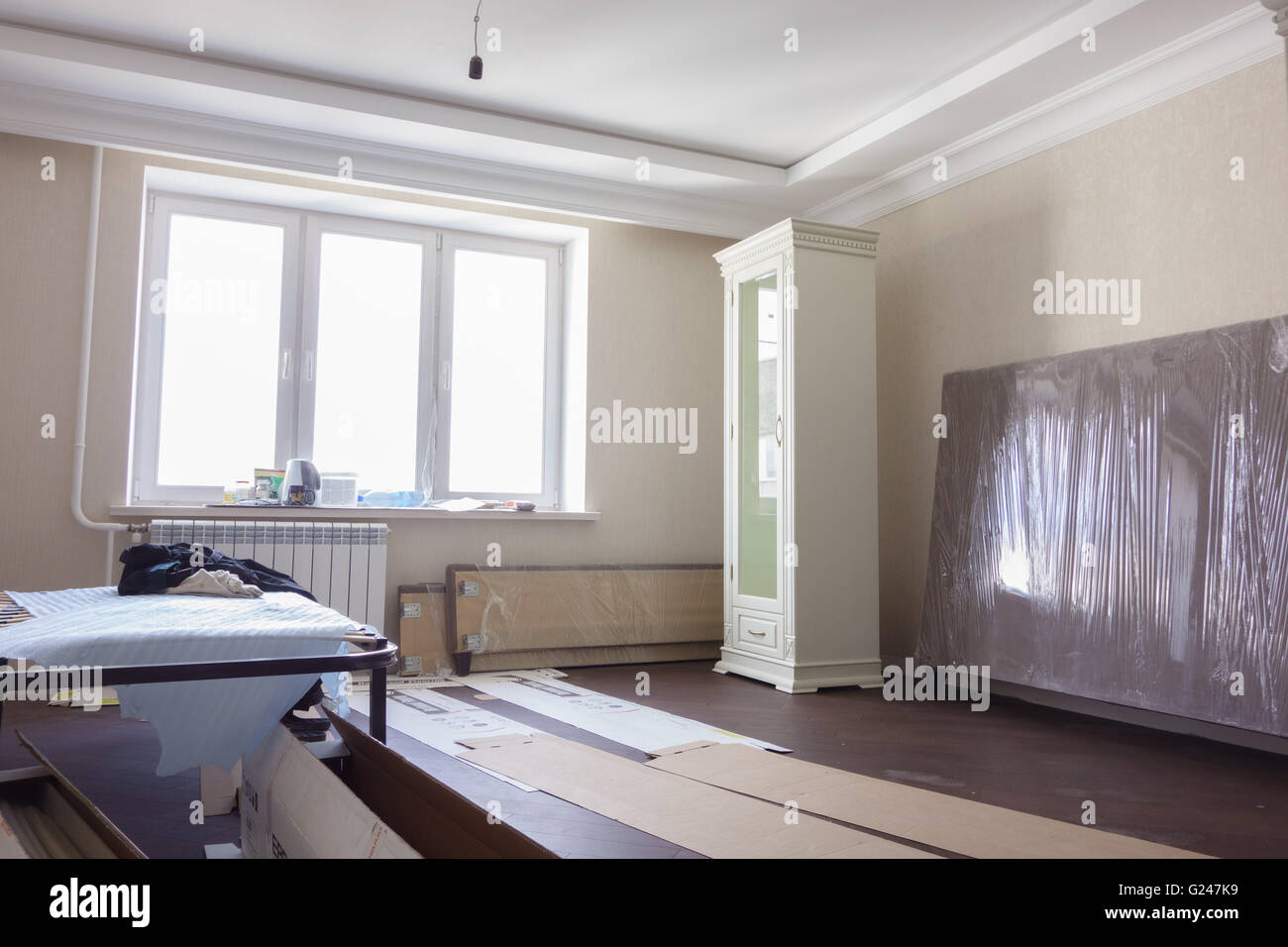 Repair construction works carried hi-res stock photography and images ...