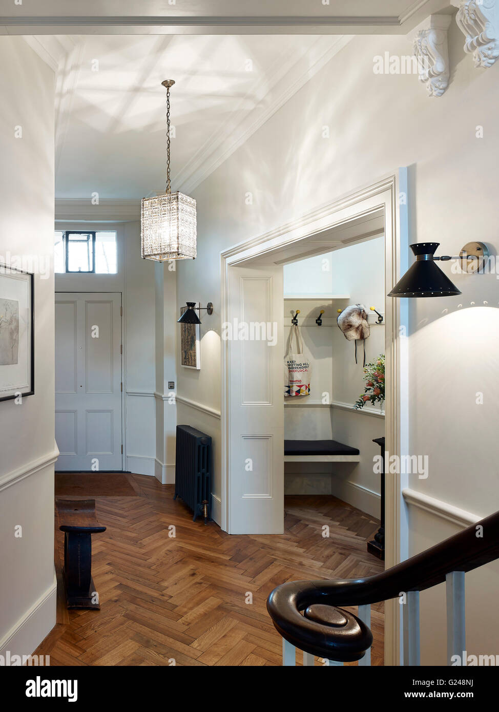 Reception area, side room. West London Villa, LONDON, United Kingdom ...