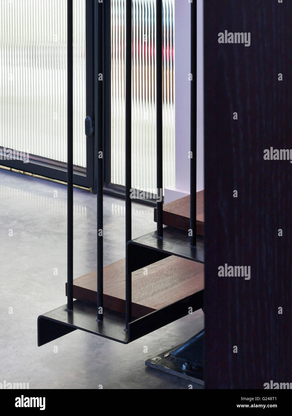 Floating stair. West London Villa, LONDON, United Kingdom. Architect ...