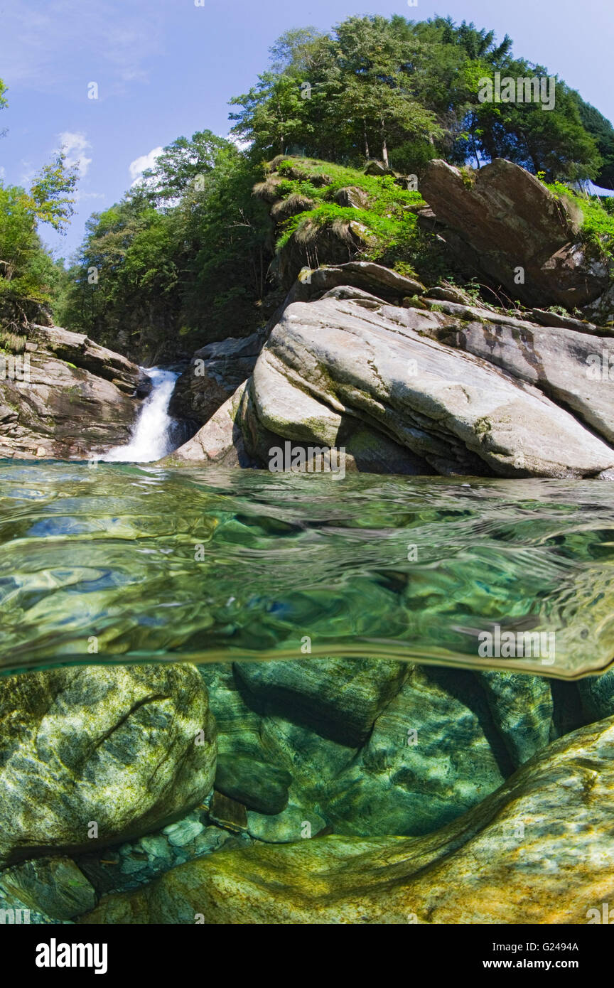 Split view river hi-res stock photography and images - Alamy