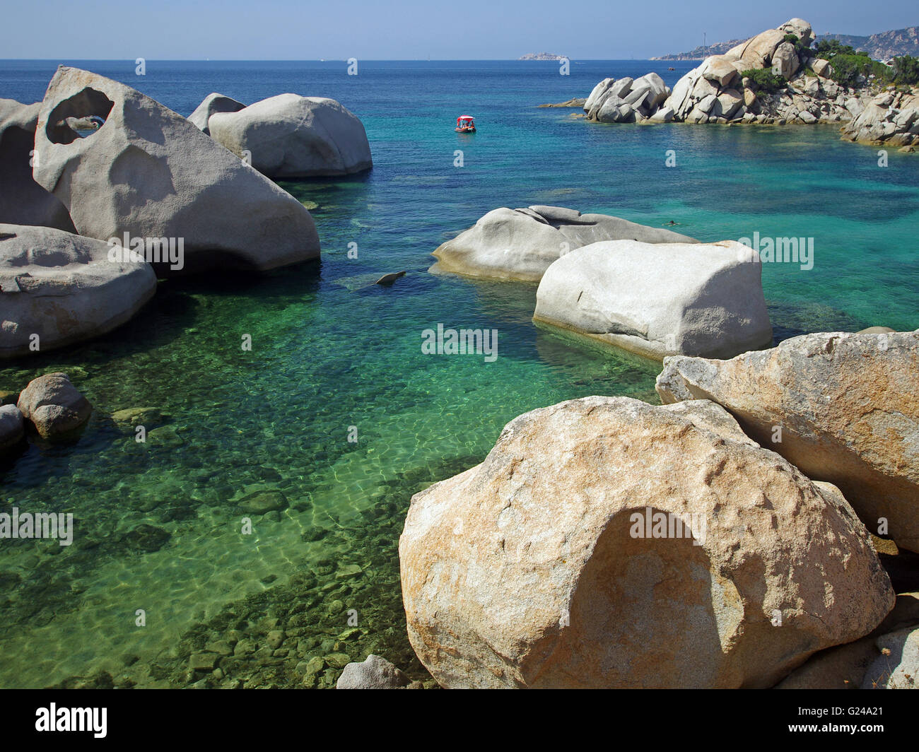 Sardinian sea and rocks Stock Photo - Alamy