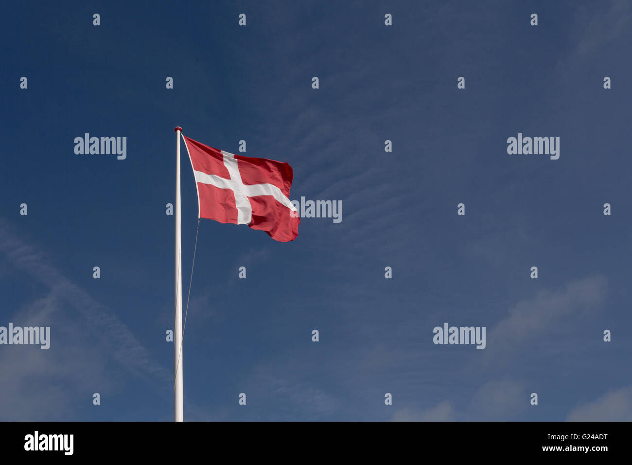 Danske flag bla himmel hi-res stock photography and images - Alamy