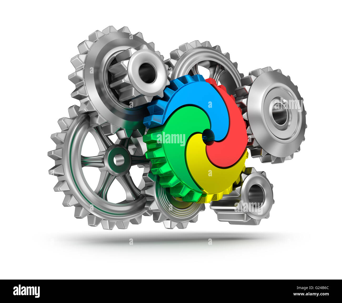 Gear wheels Cut Out Stock Images & Pictures - Alamy