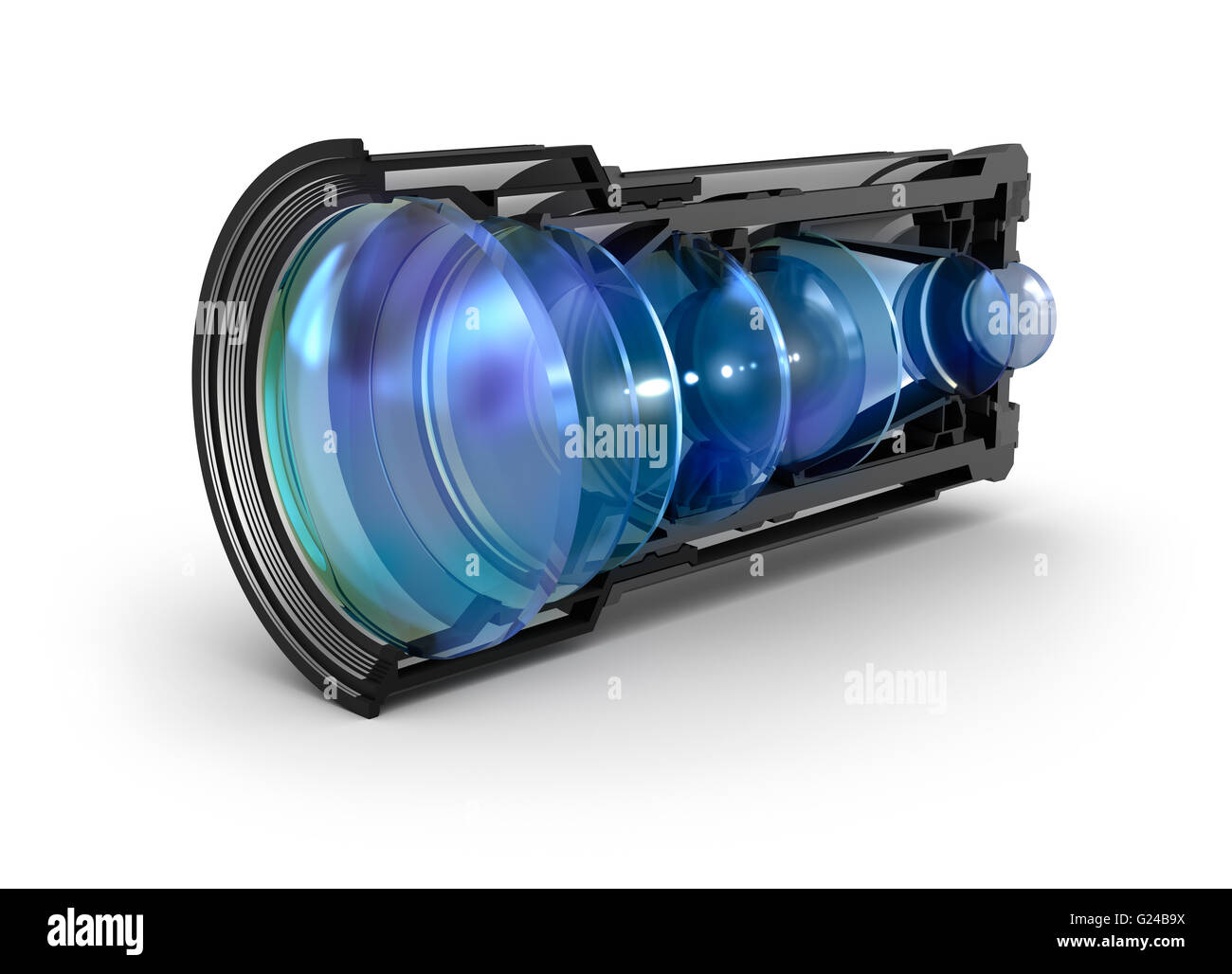 Optical lens section hi-res stock photography and images - Alamy