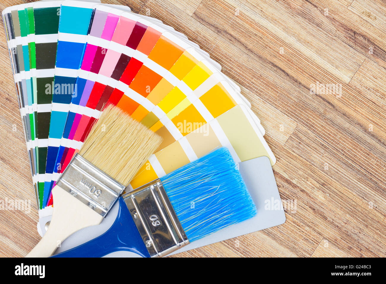 Color palette guide Stock Photo - Alamy