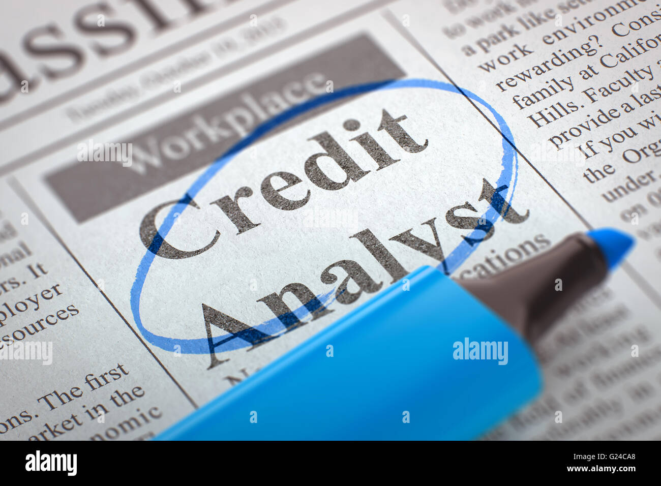Credit Analyst Join Our Team Stock Photo - Alamy