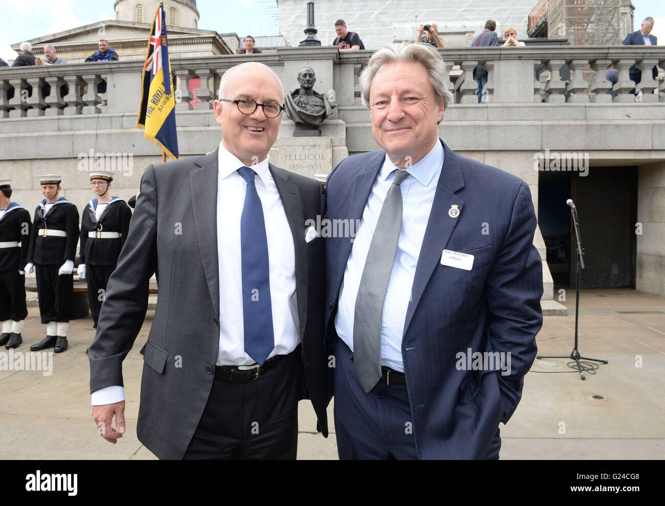 Great grandson german admiral scheer stands hi-res stock photography ...