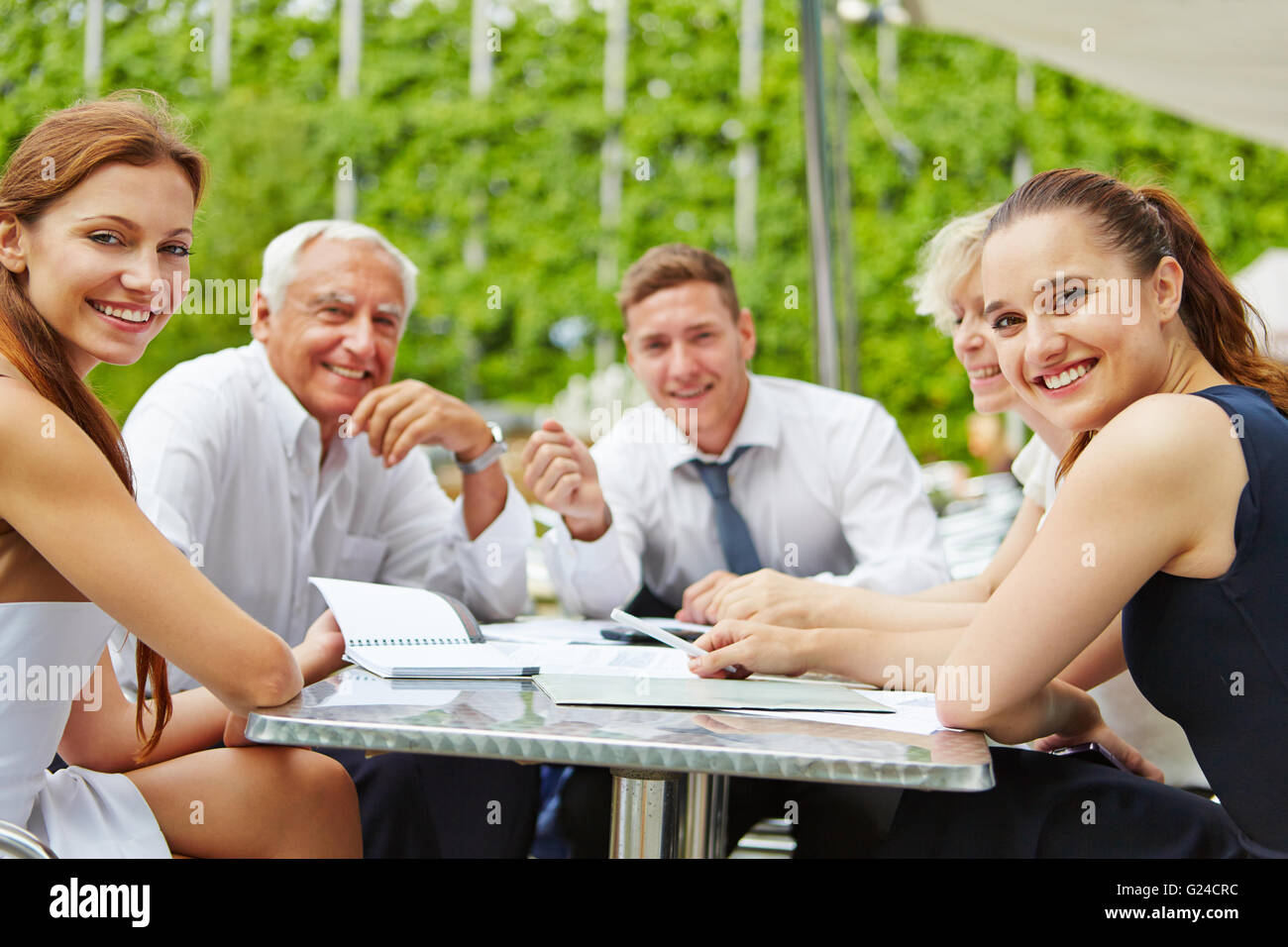 People Working Outside