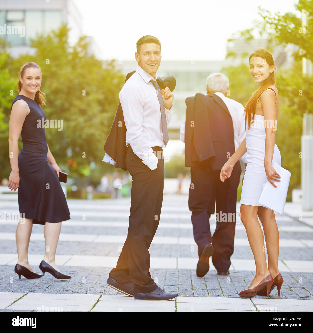 Group of people formal attire hi-res stock photography and images - Alamy