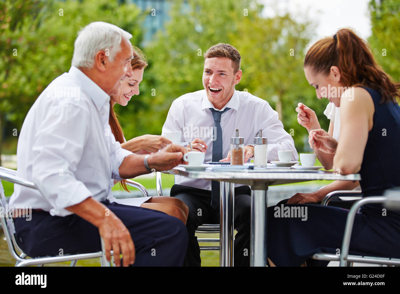 Coffee break business communication hi-res stock photography and images ...
