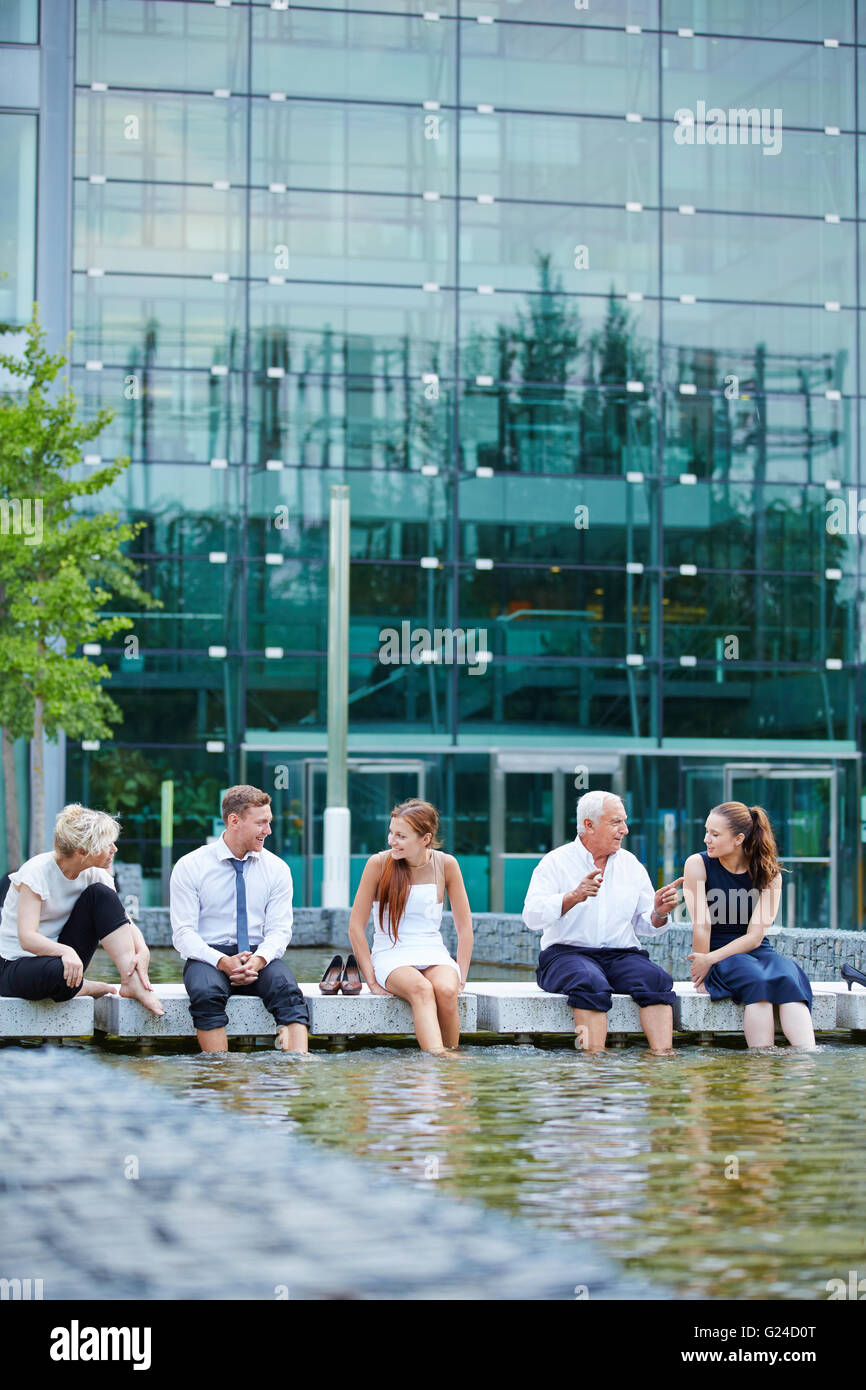 Business team in relaxed meeting hi-res stock photography and images ...