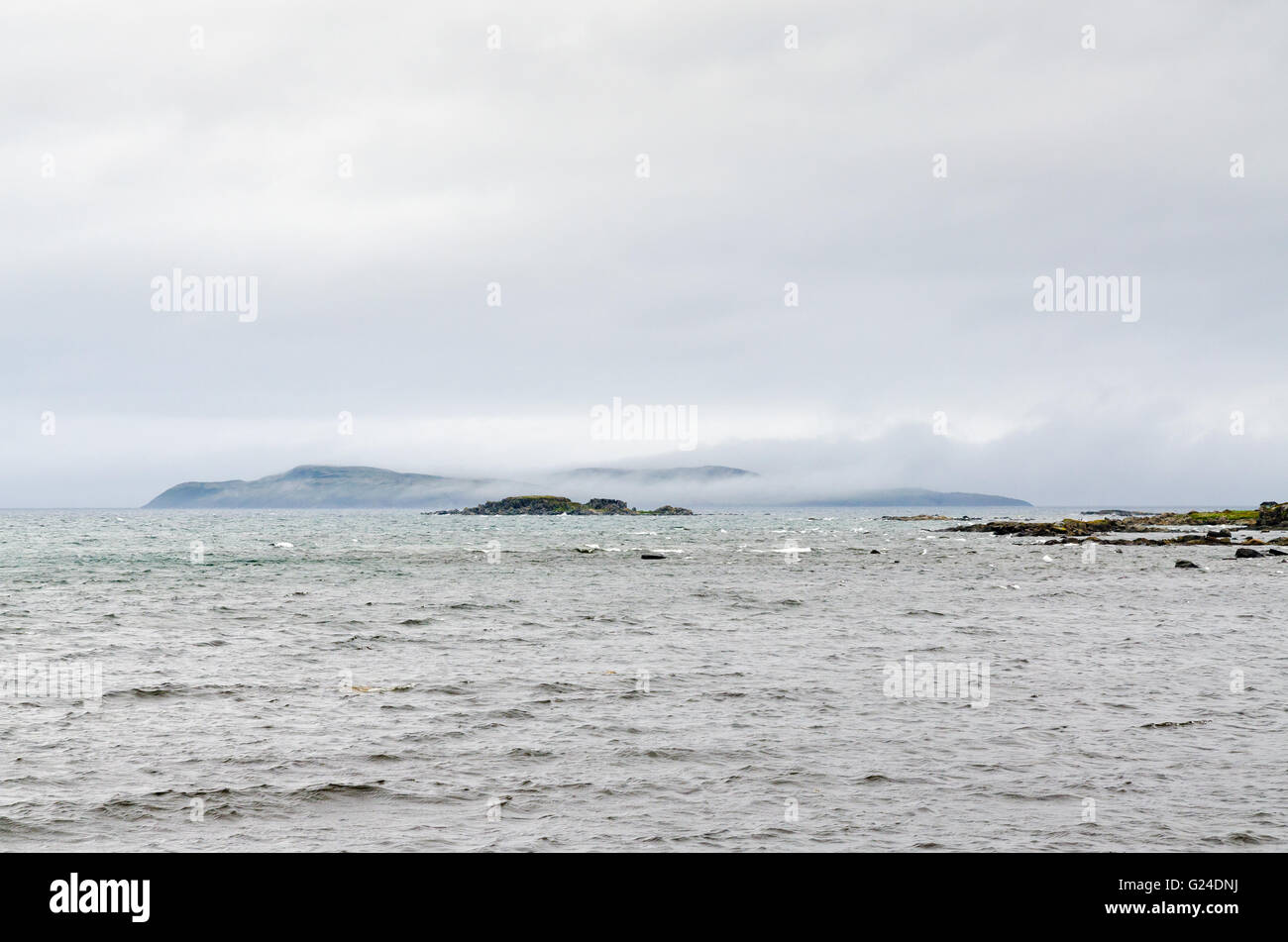 Newfoundland coast in summer time Stock Photo - Alamy