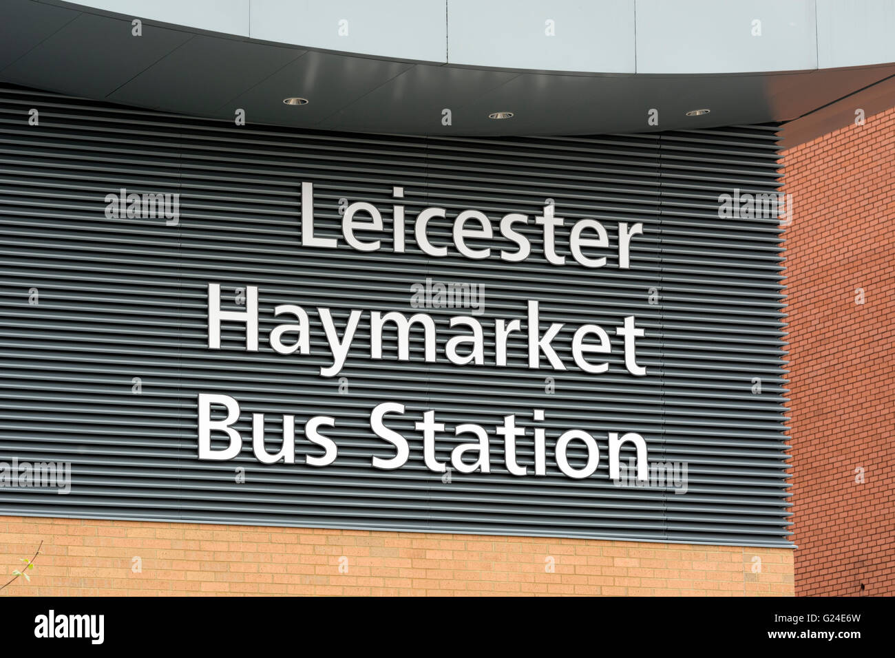 The new Haymarket Bus Station, Leicester, UK Stock Photo - Alamy
